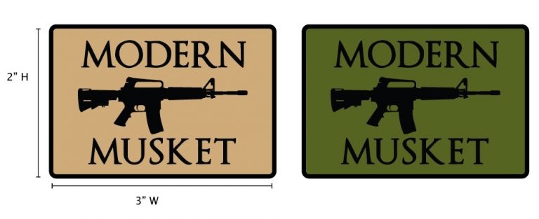 PVC Rifle Logo Patch – Modern Musket